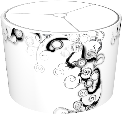 Black And White Swirls And Twirls - Drawing (674x516), Png Download