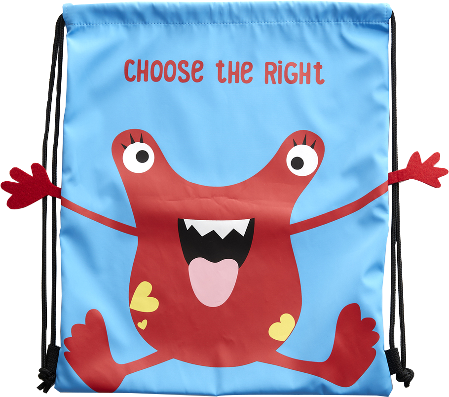 Chapters Of Hope Monster Bag - Cartoon (1000x941), Png Download