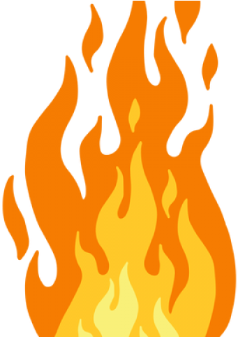 Fire Flames Clipart - Transparent Fire Logo Png (640x480), Png Download