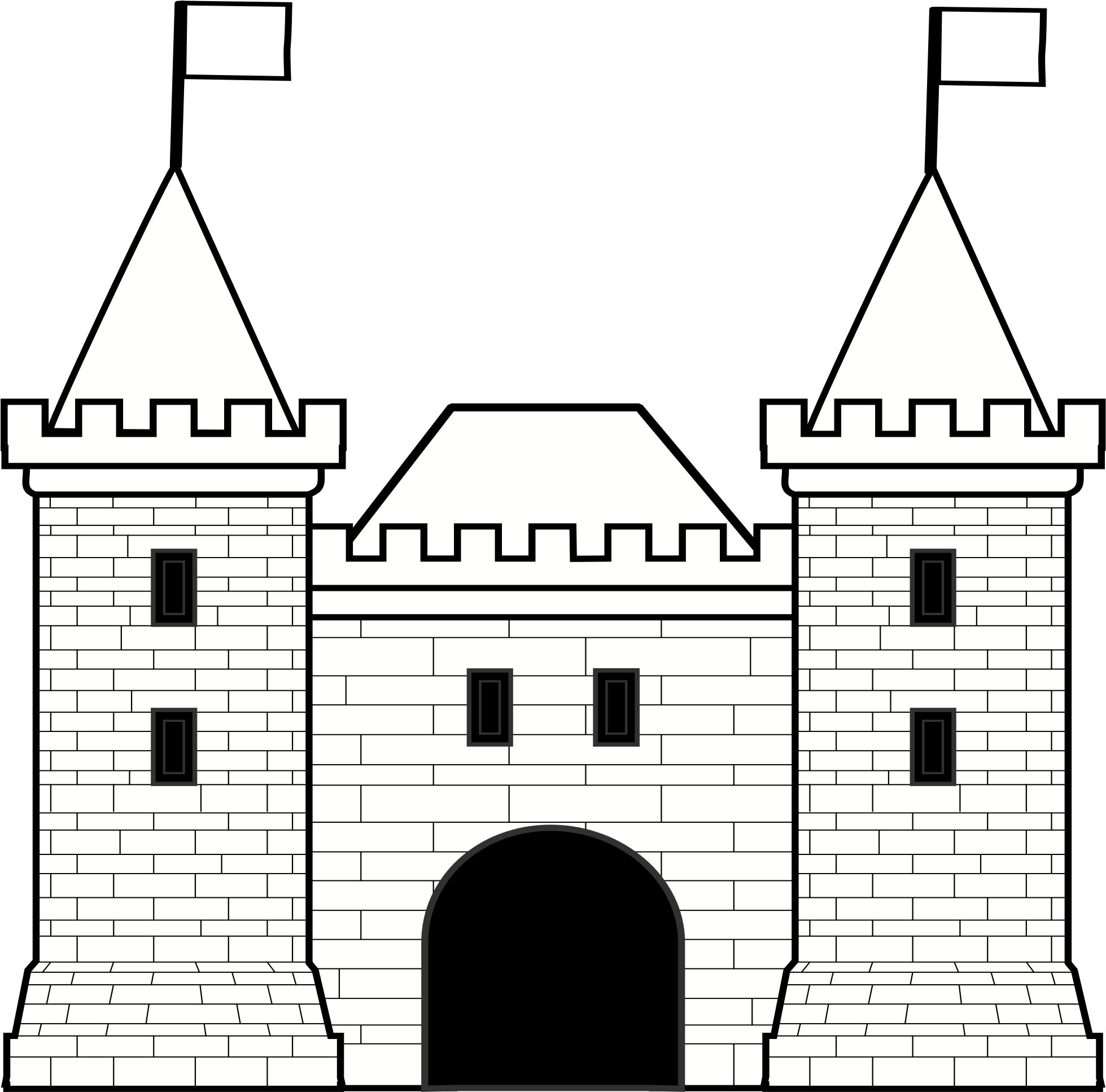 Open - Meuble Héraldique Chateau (2000x2200), Png Download