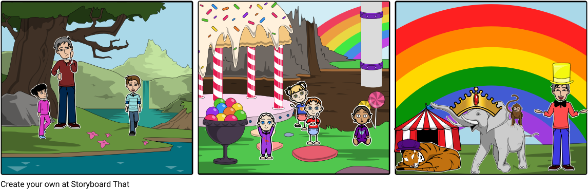 Magical Spots - Cartoon (1164x385), Png Download