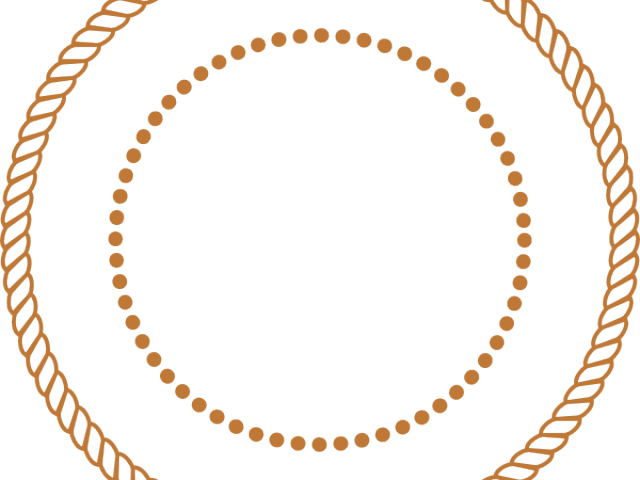 Download Drawn Rope Circle Vector - Circle Border Design Png ...