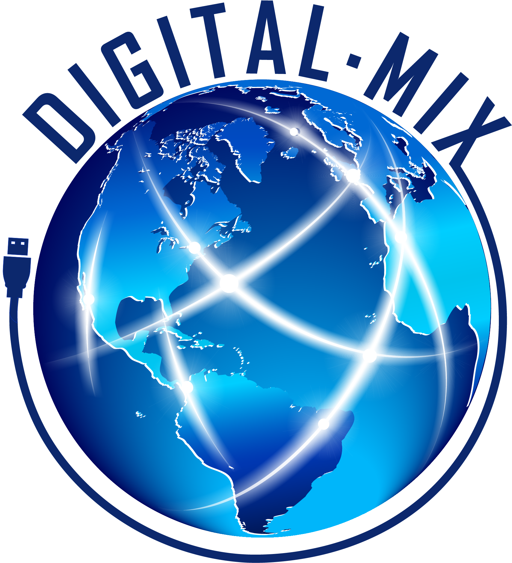 Digital Mix - Global Commerce Free (1774x1918), Png Download