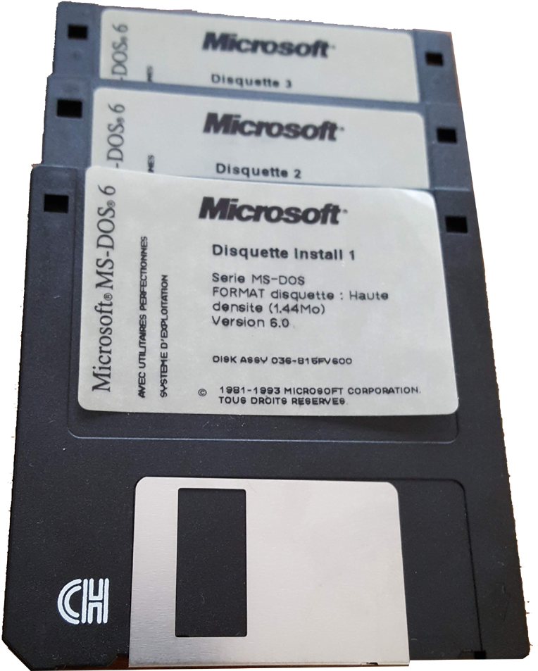 Original Microsoft Ms-dos - Microsoft Corporation (768x972), Png Download