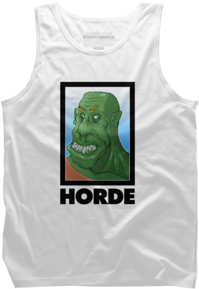 Horde "ork John Grumpy" - Top (650x650), Png Download