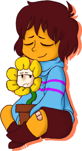 Flowey 5 , - Cartoon (800x600), Png Download