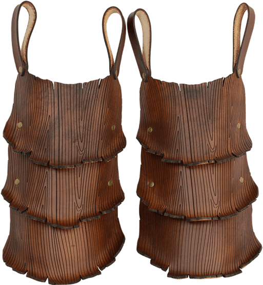 Woodland Tree Bark Tassets - Breastplate (555x555), Png Download