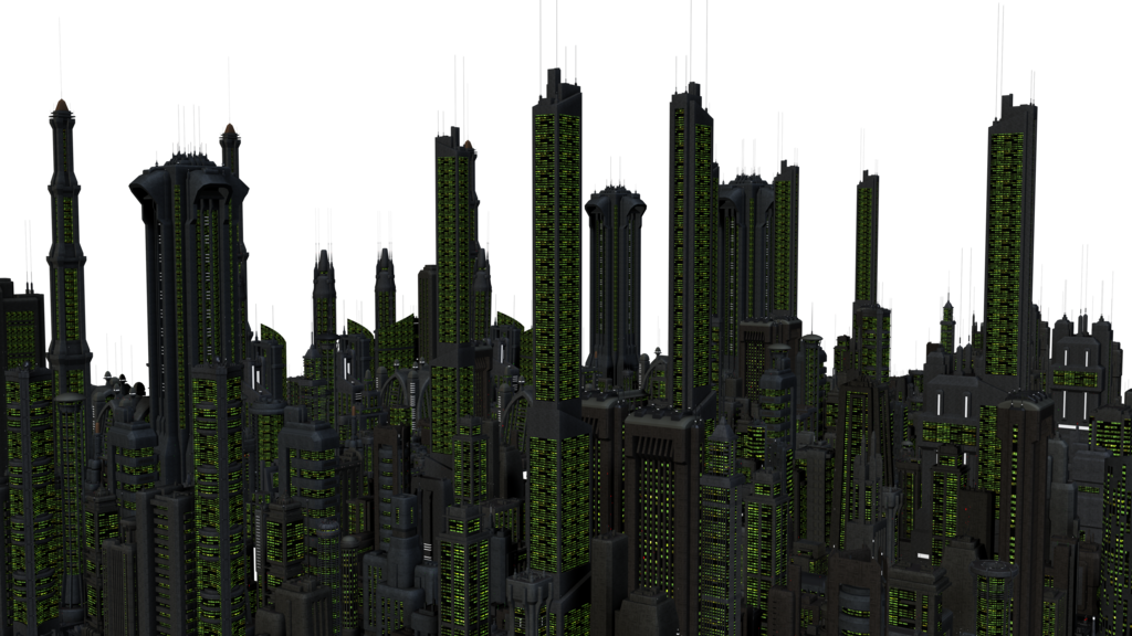 Download Future Clipart Future City - Futuristic City Background Png ...