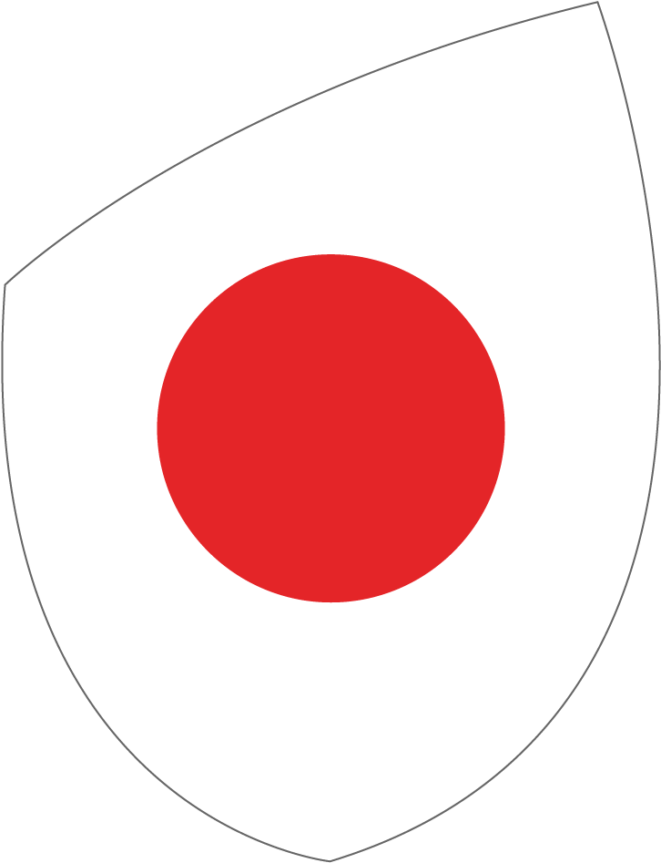 Japan Flag, Rugby World Cup 2019™, Japan - Circle (1418x1182), Png Download