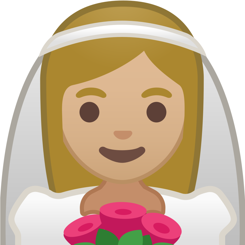 Download Svg Download Png - Emoji Mariée (1024x1024), Png Download