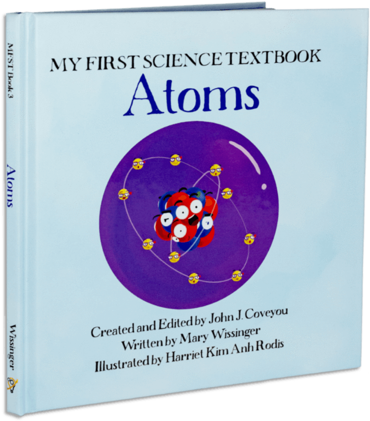 Atoms Science Book - My First Science Textbook Atoms (900x900), Png ...