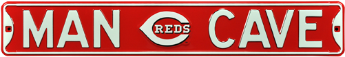 Cincinnati Reds “man Cave” Authentic Street Sign - Cincinnati Reds ...