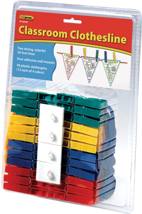 Tcr62449 Classroom Clothesline Image - Edupress Ep-2449bn Classroom ...
