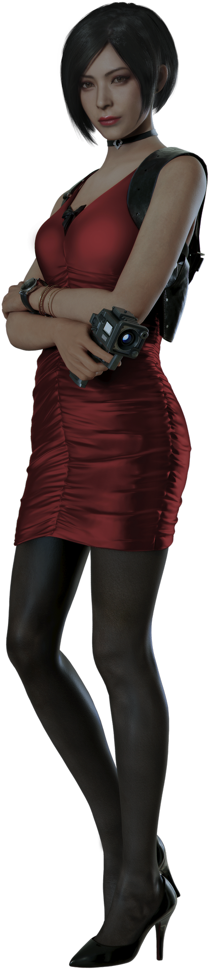 Resident Evil 2 Remake Ada Wong (665x2048), Png Download