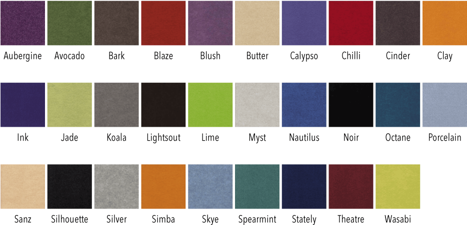 Velour Color Chart (965x466), Png Download