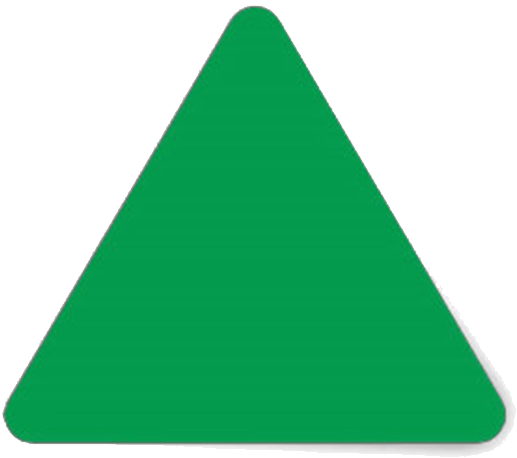 Greentriangle - Triangle (1204x600), Png Download