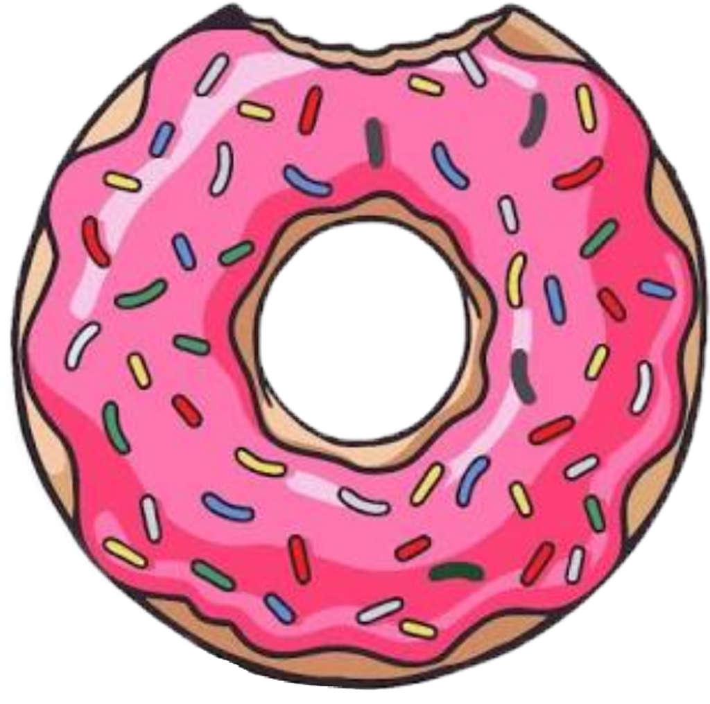 The Simpsons Donuts Picsart Funny - Donuts Simpsons (1024x1016), Png ...