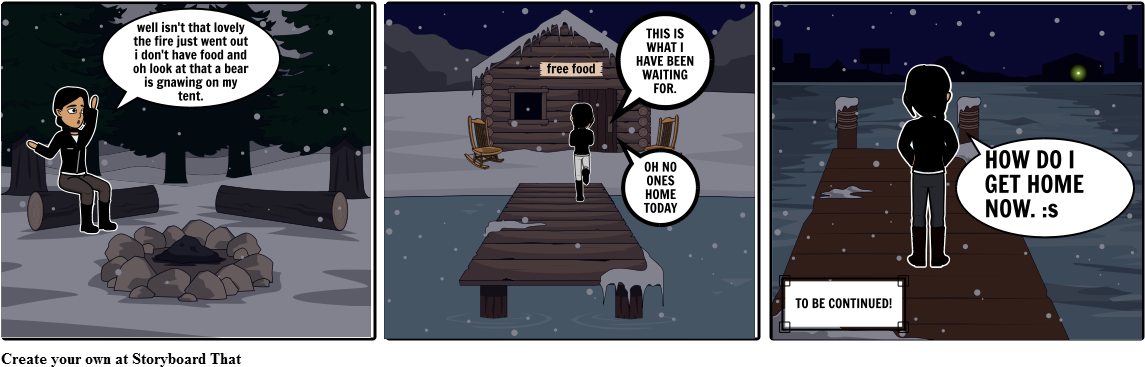 Alone - Cartoon (1164x385), Png Download