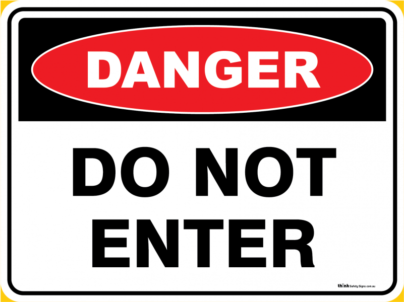 Download Danger Do Not Enter - Danger Cryogenics Sign | Transparent PNG ...