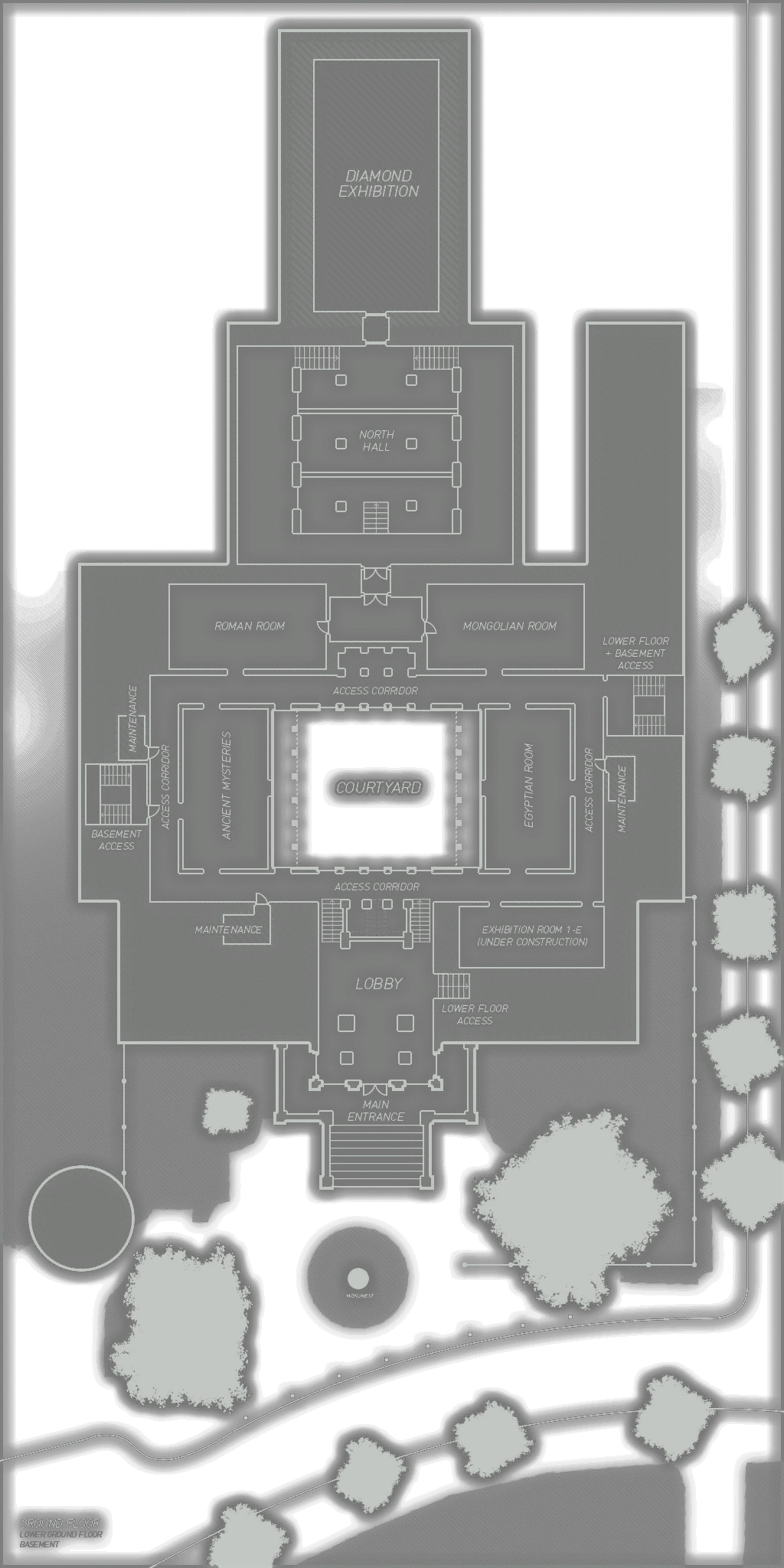 Main Hall - Payday-2 - Diamond Heist Camera Room (1024x2048), Png Download