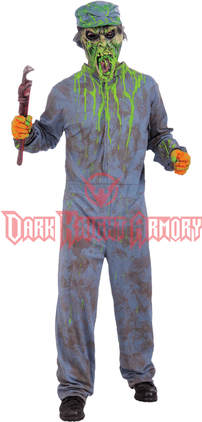 Biohazard Zombie Janitor Costume - Biohazard Zombie (850x850), Png Download
