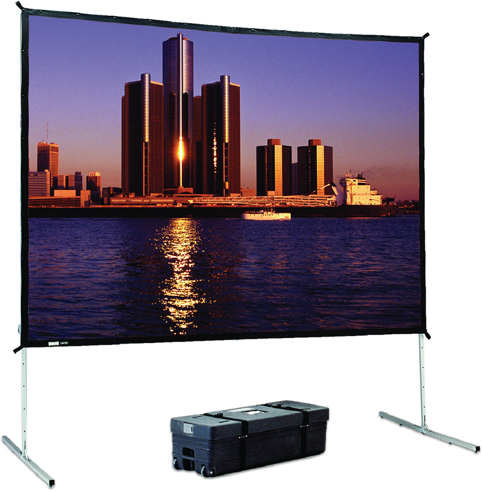 7' X 12' Da-lite Projection Screen - Da Lite Fast Fold Screen ...