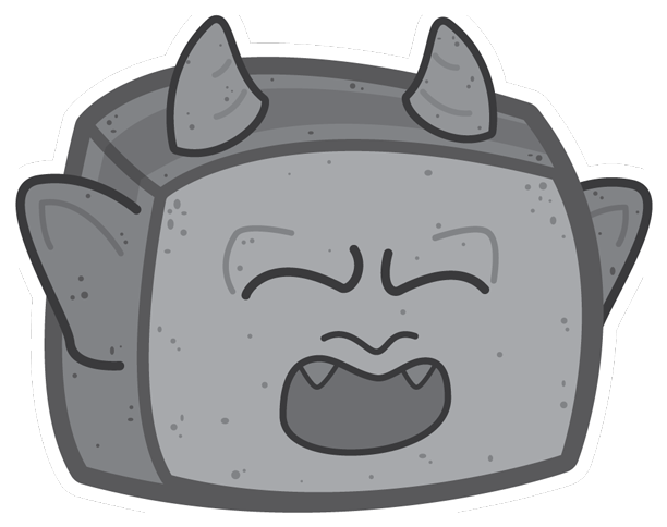 Gargoyle - Cartoon (618x618), Png Download