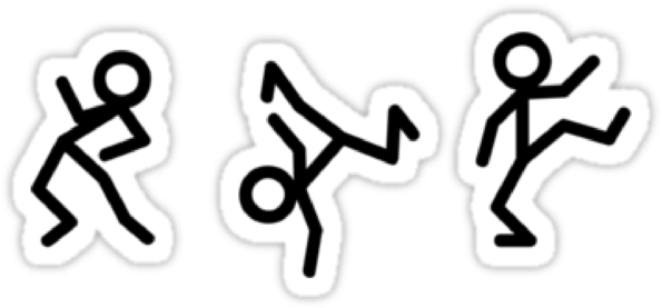 Download Dancing Stickmen-01 - Stick Man Dance Png | Transparent PNG ...