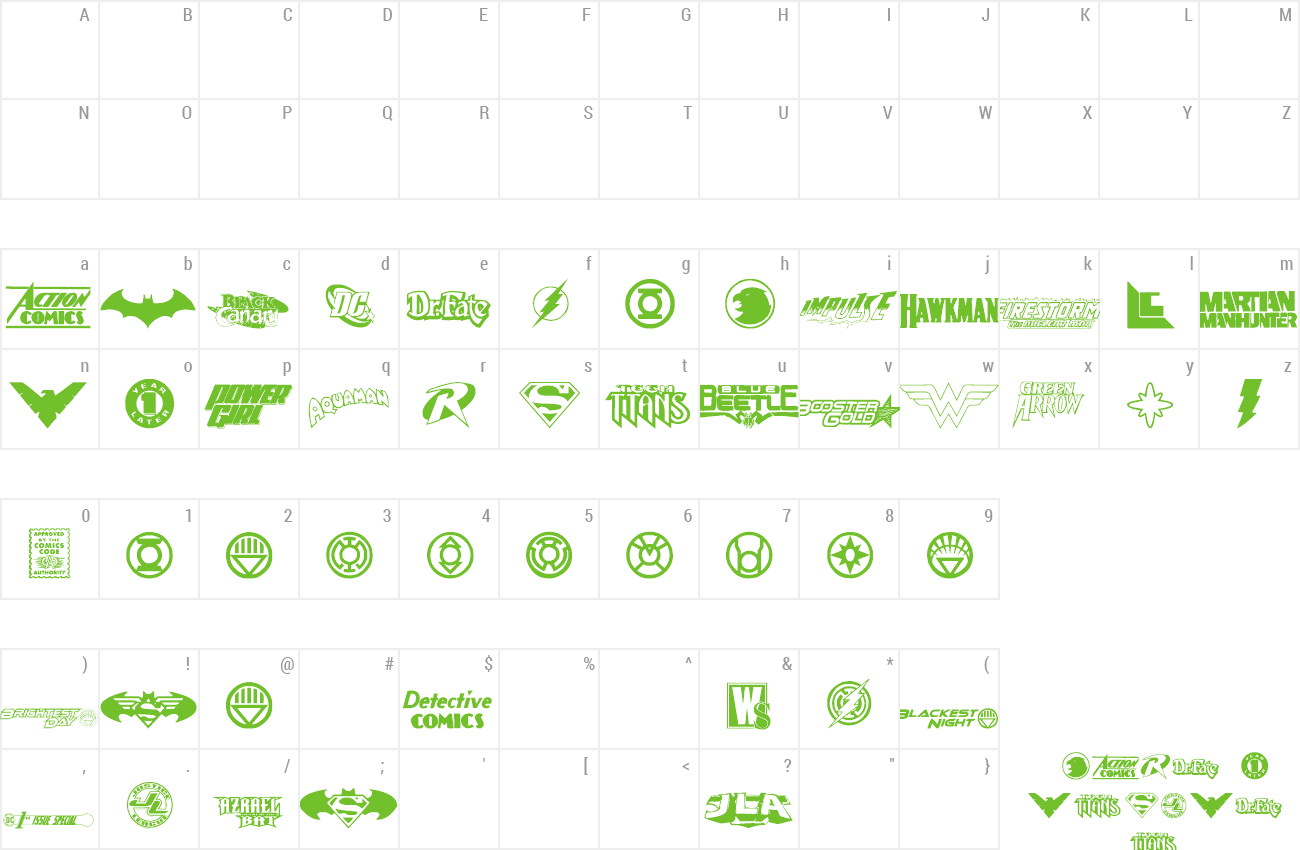 Font Dc Comics Preview - Dc Comics (1300x850), Png Download