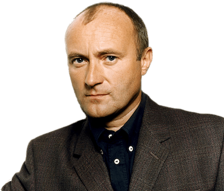 Sting Portrait Transparent Png Sticker - Phil Collins (444x378), Png ...