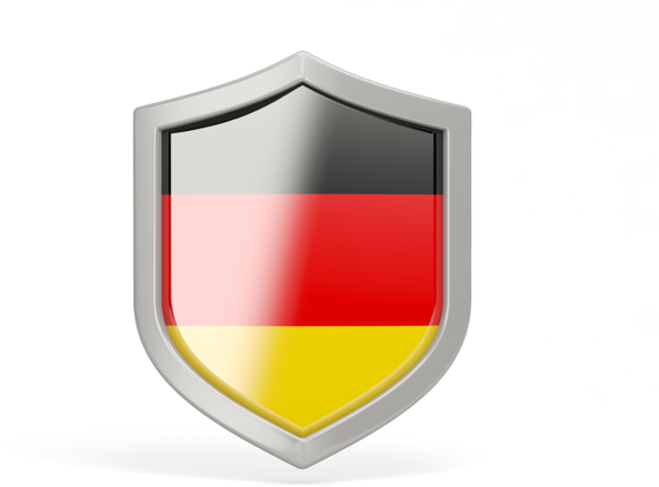 Download Illustration Of Flag Of Germany - Germany Shield Flag Png ...