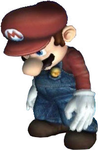Mario Bros Clipart Sad - Sad Mario (640x350), Png Download