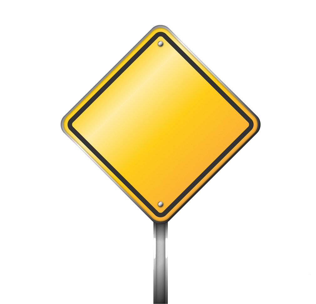 Download Blank Road Sign Png - Blank Traffic Sign Transparent ...