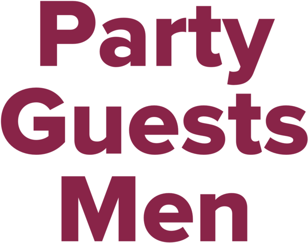 Download Party Guests Men | Transparent PNG Download | SeekPNG