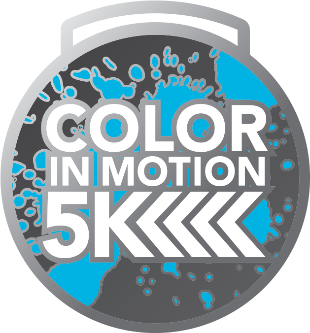 Register Now - Color In Motion 5k Medal (680x680), Png Download
