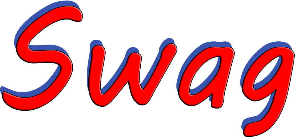 Swag Text Png - Graphic Design (1600x724), Png Download