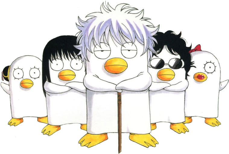 Download Gintama Elizabeth Gintoki | Transparent PNG Download | SeekPNG