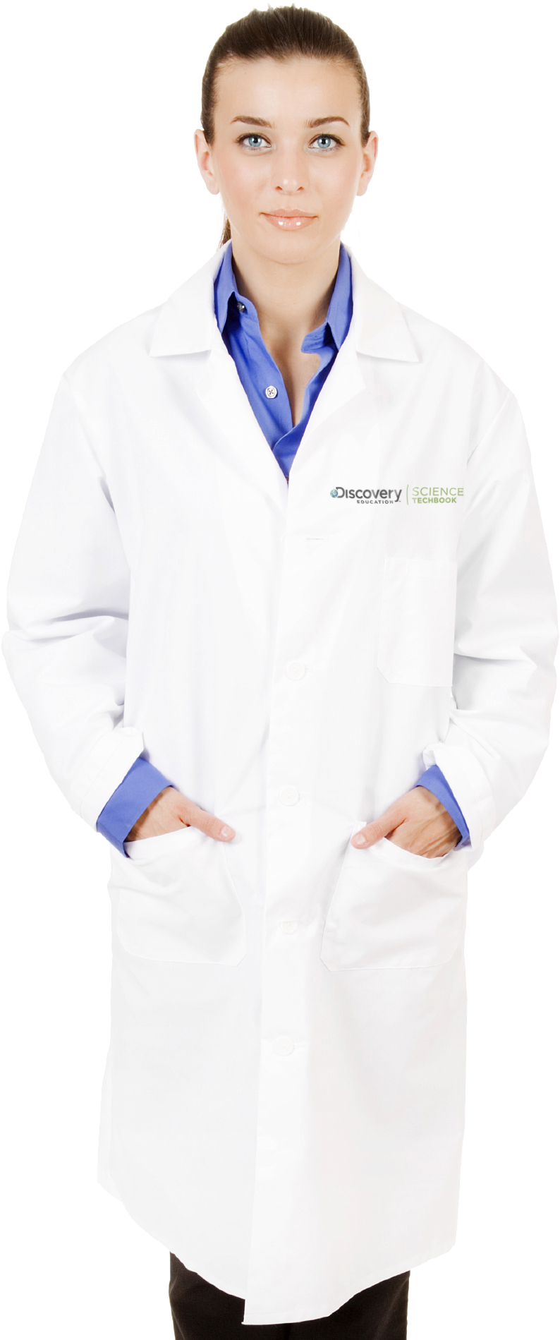 Lab Coat Png File - Scientist Uniform Png (874x1957), Png Download