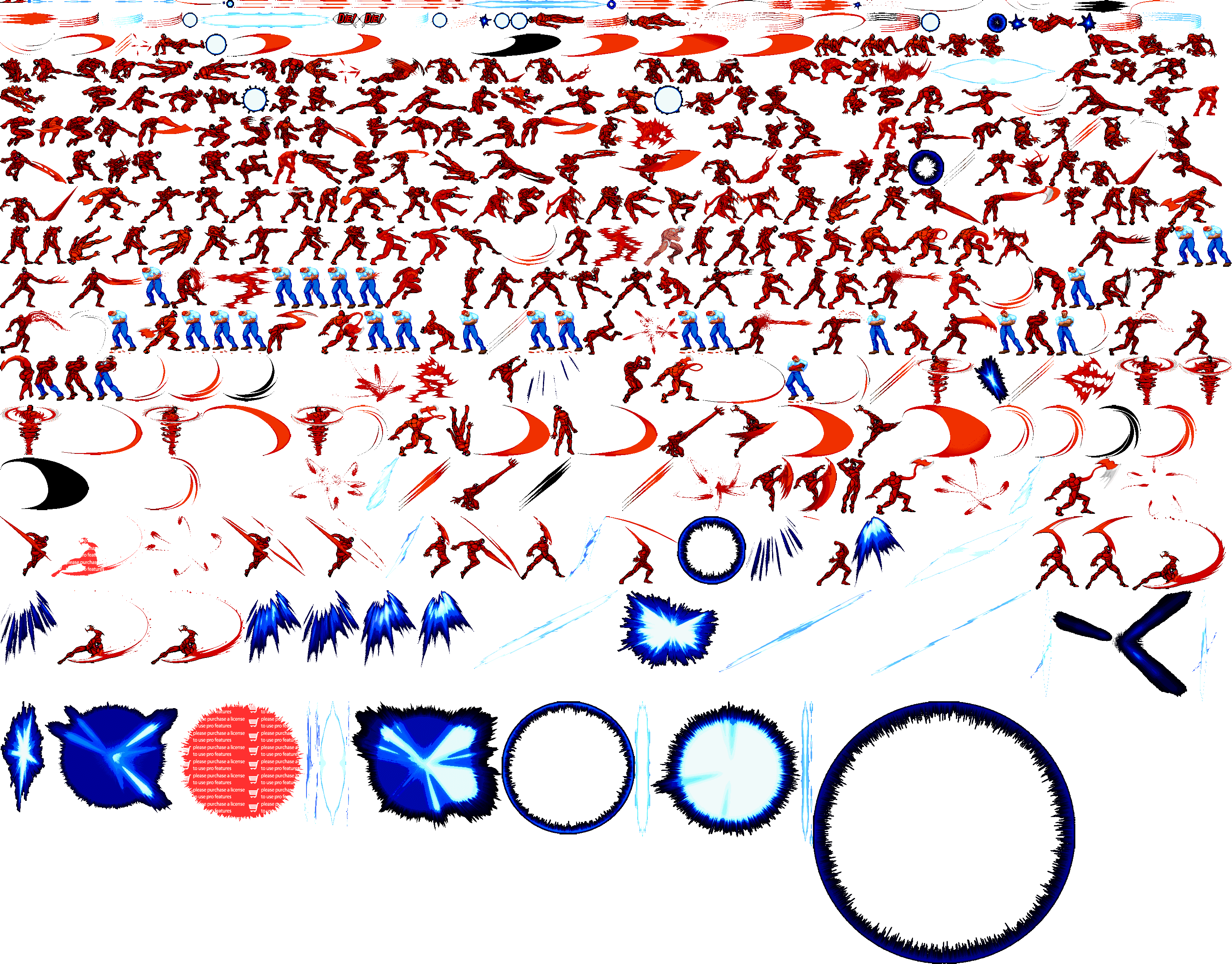 Carnage Sprites (3043x2381), Png Download