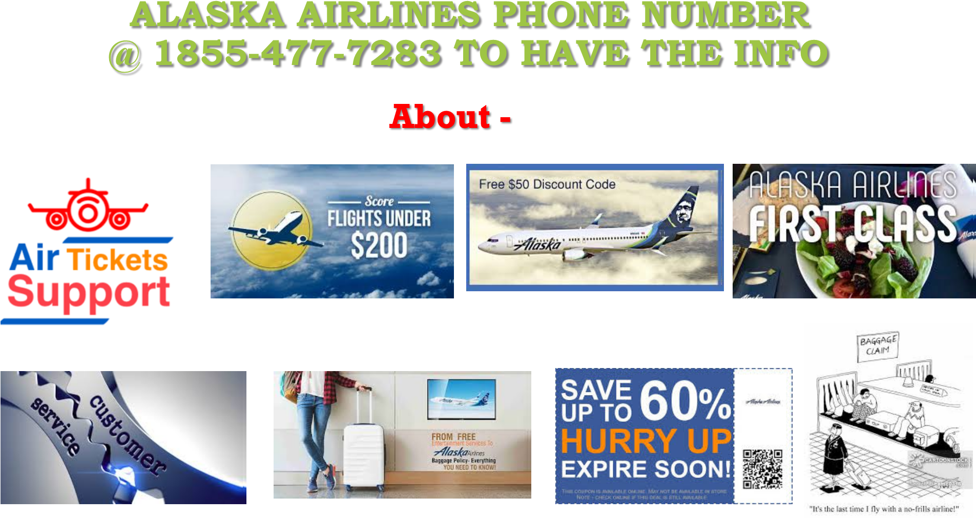Alaska Airlines Phone Number Support - Flyer (1904x1053), Png Download