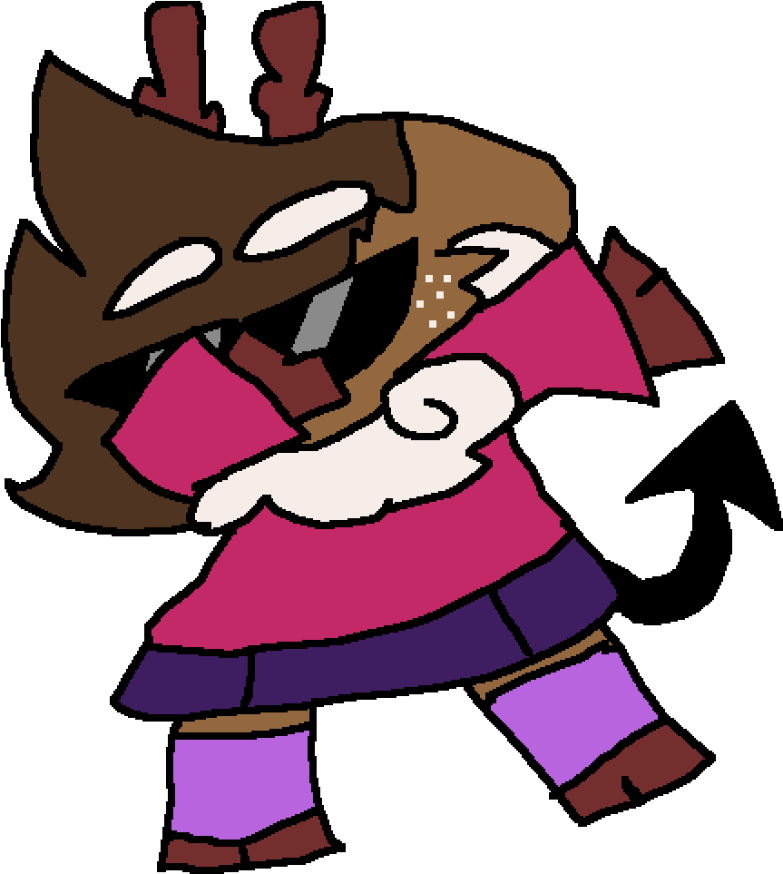 He Gon Skrrt And Hit The Dab Like Wiz Khalifa - Cartoon (1000x1000 ...