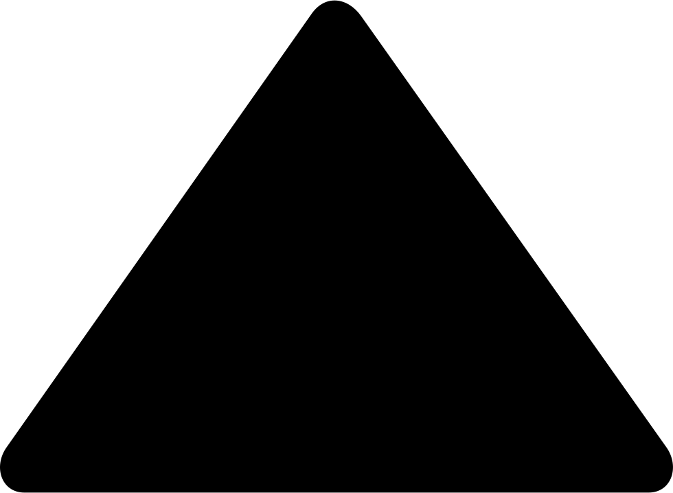 Small Arrow Comments - Triangle Icon Png (980x718), Png Download