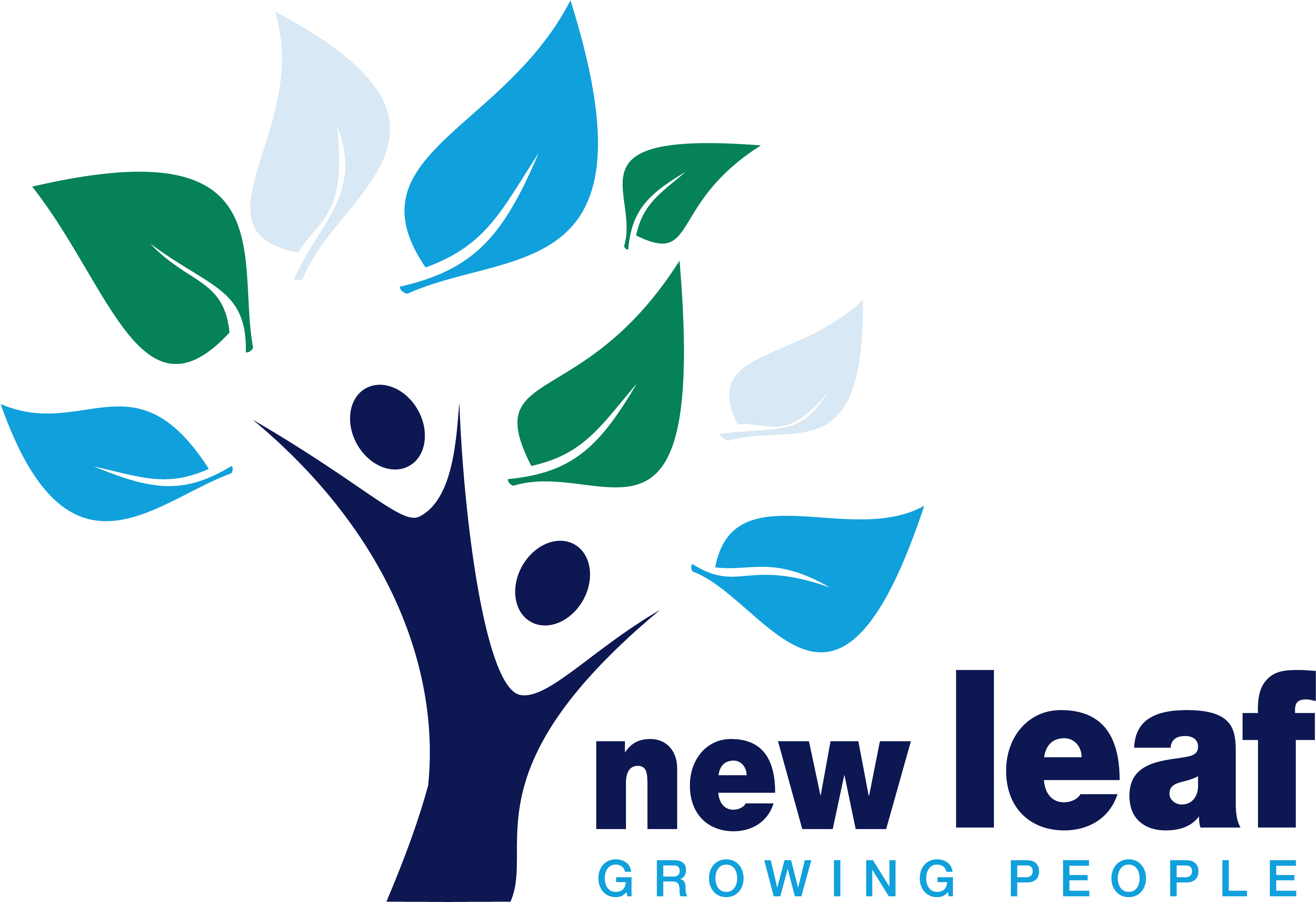 New Leaf Logo - Graphic Design (3544x2363), Png Download