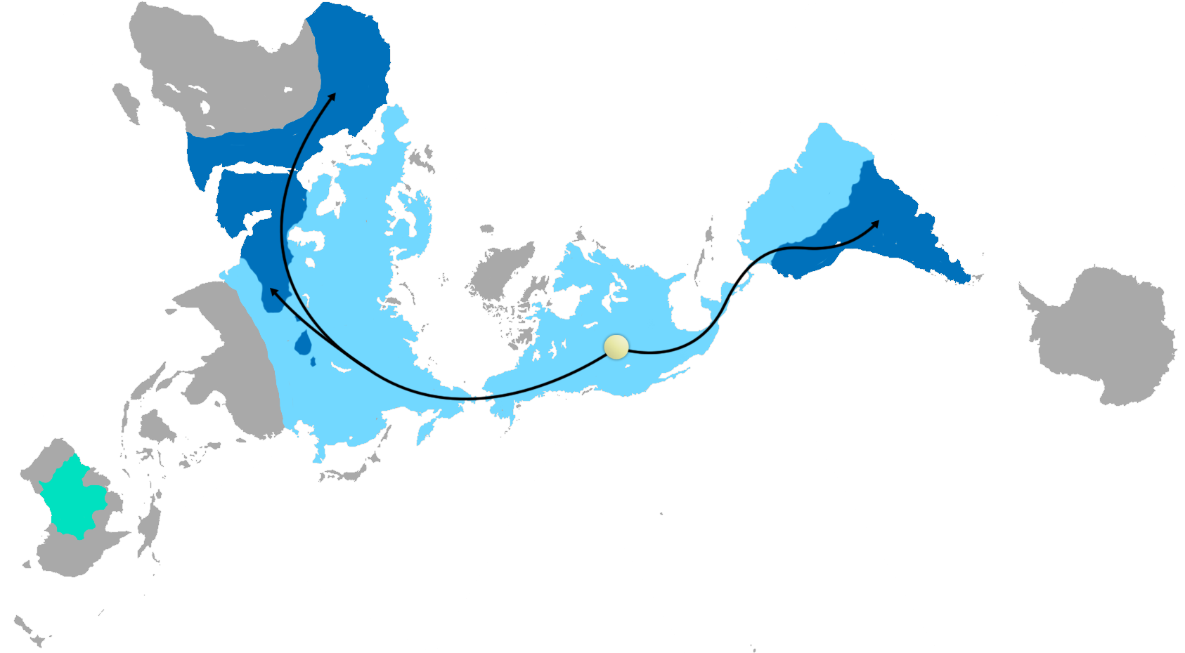 Global Camelid Distribution And Migration - Camelus Bactrianus ...