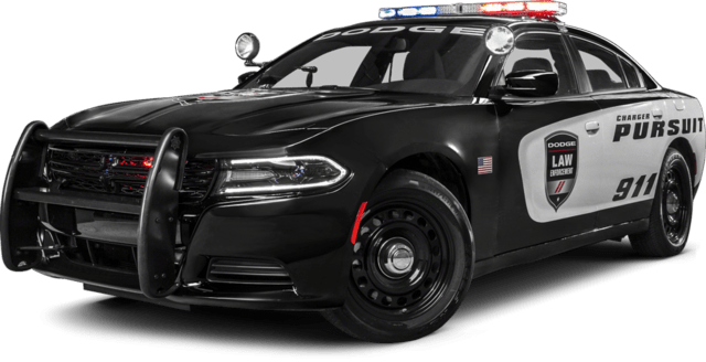 Dodge Charger Police - 2016 Police Car (640x328), Png Download