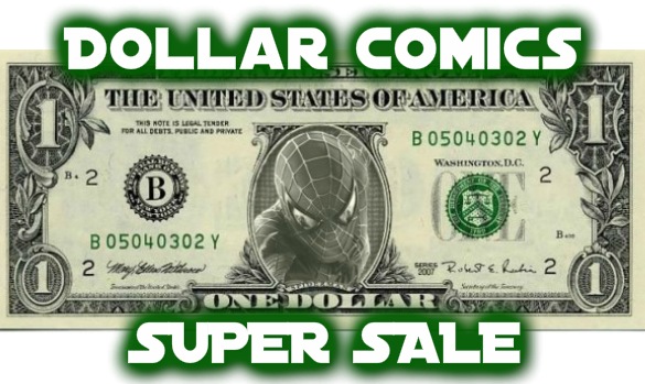 $1 Dollar Comics - Dollar Bill (585x349), Png Download