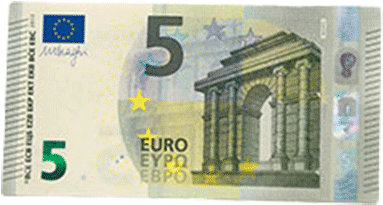 Support Of The New 5 Euro Bank Note - 5 Euro Note (400x300), Png Download