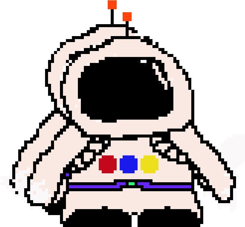 Download Spaceman - Pixel Art | Transparent PNG Download | SeekPNG