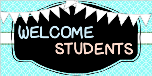 Download Welcome Students Basic Vinyl Banner - Graphic Design ...