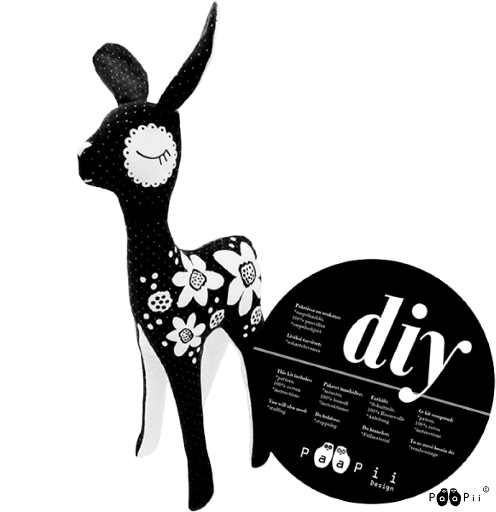 Download Diy Bambi, Black - Paapii Bambi | Transparent PNG Download ...
